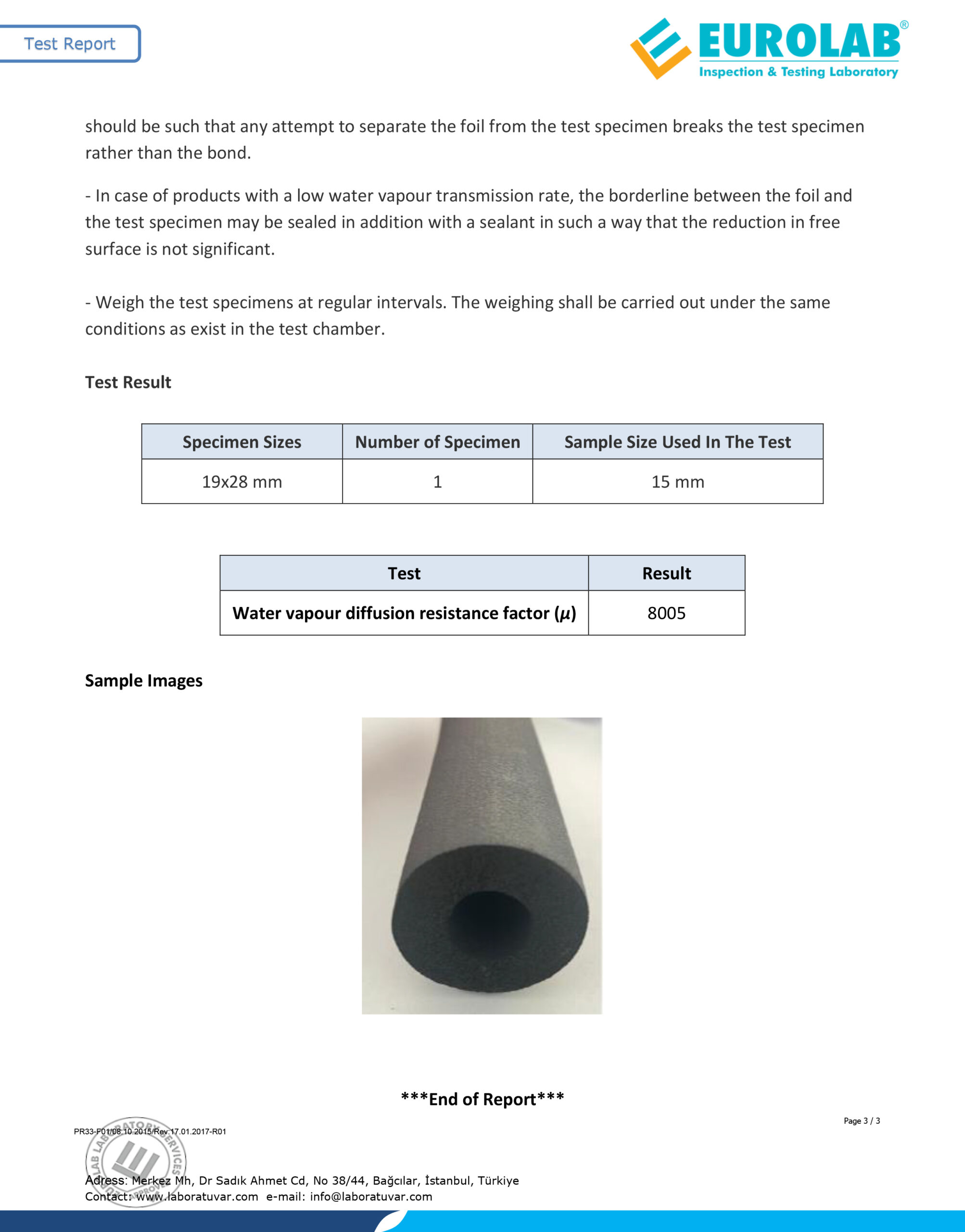 CERTIFICATE – Pa-flex – Paralel İnşaat Kauçuk San. İç ve Dış Tic. A.Ş